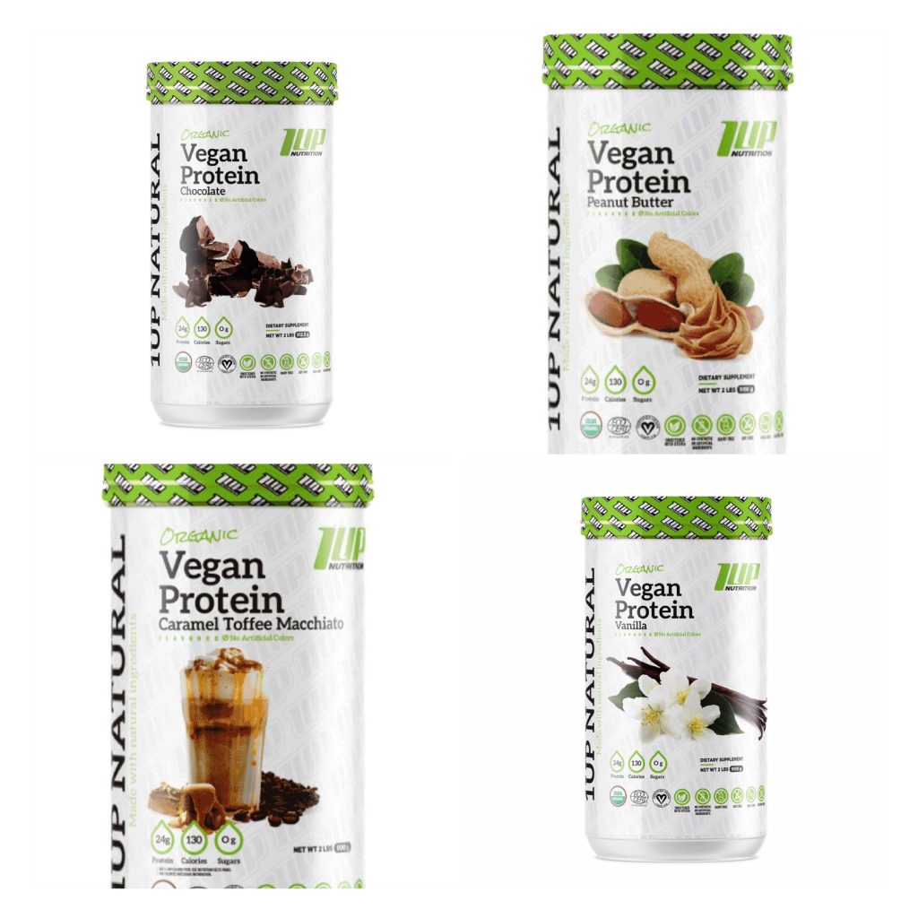 1up Natural Vegan Protein – Power Punch
