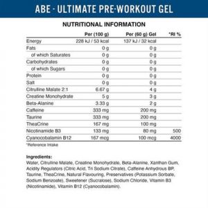 ABE Pre-Workout GEL – Power Punch