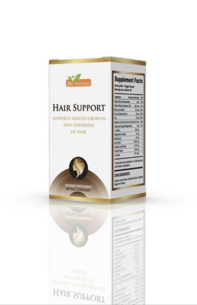 BE NATURAL HAIR SUPPORT(60 vegans caps) – Power Punch